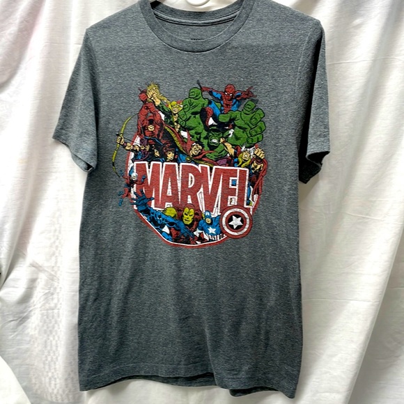 Marvel | Shirts | Marvel Superhero Comics Short Sleeve Tee Shirt Men Sz ...